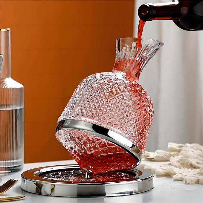 Crystal Swirl Wine Decanter - Baristerra | online store